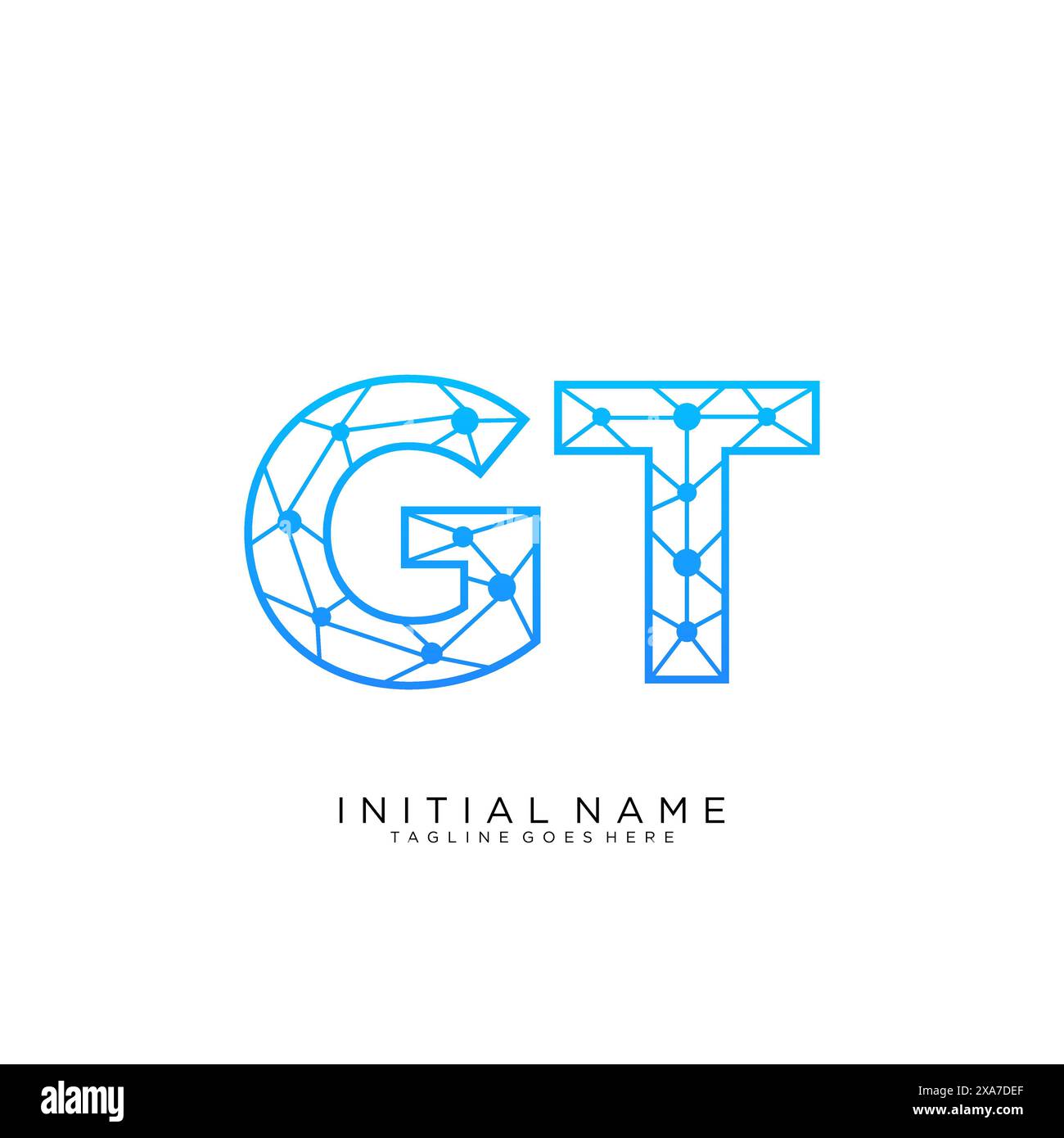 Gt logo design hi-res stock photography and images - Alamy