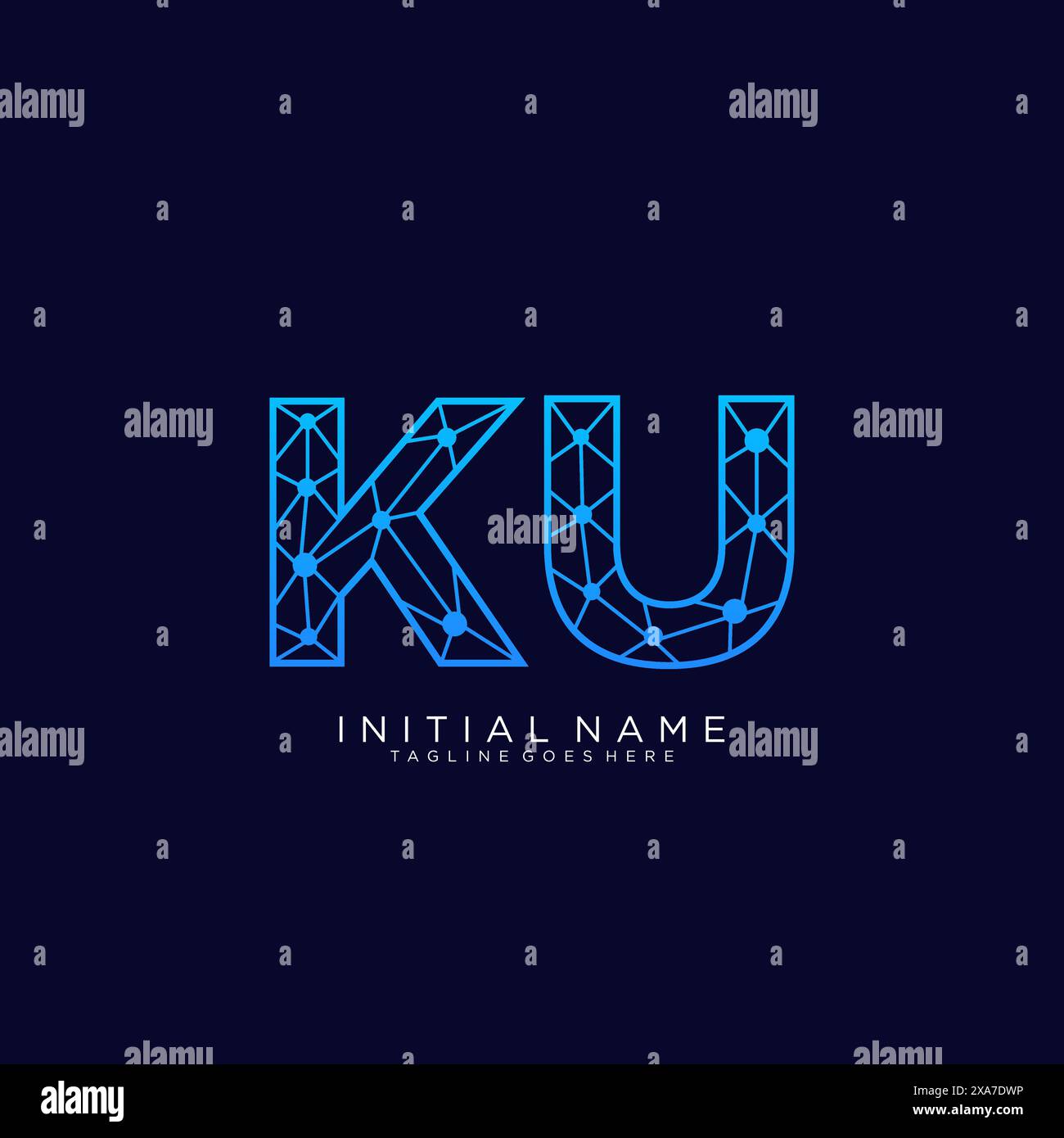 Ku logo design hi-res stock photography and images - Alamy