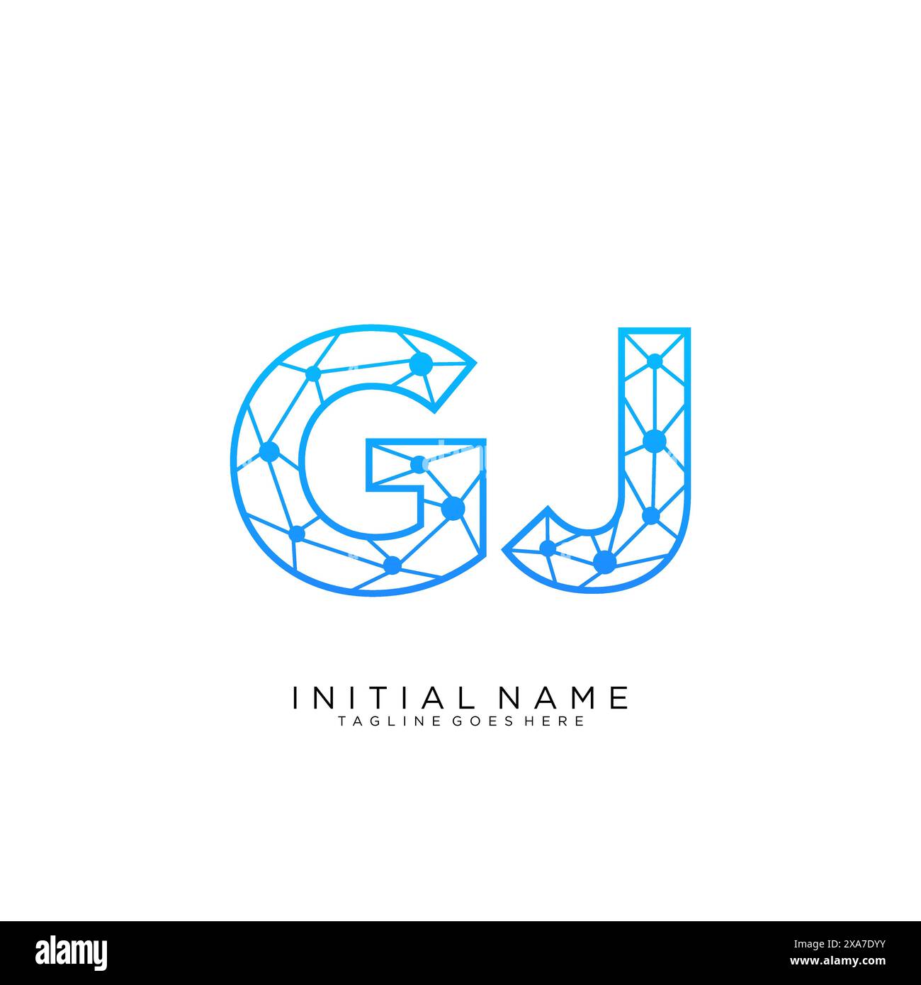 Gj tech logo Stock Vector Images - Alamy