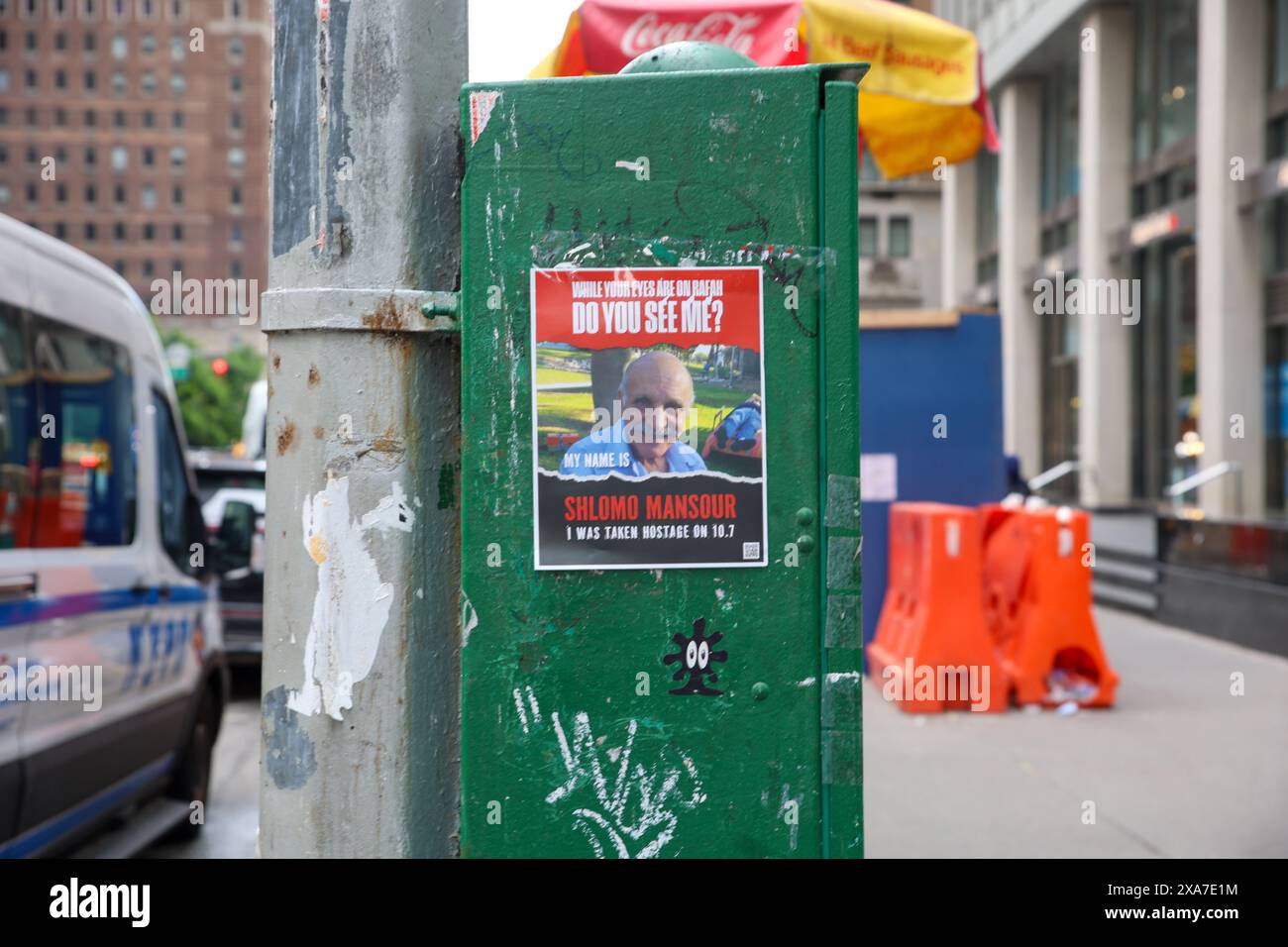 June 2, 2024 - New York, New York, USA. Hostage posters from the Israel ...