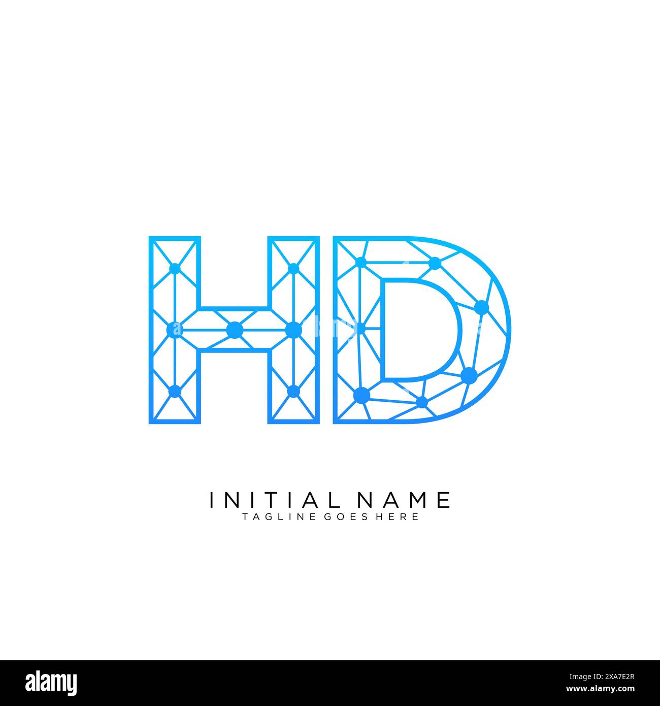 Hd logo design hi-res stock photography and images - Alamy