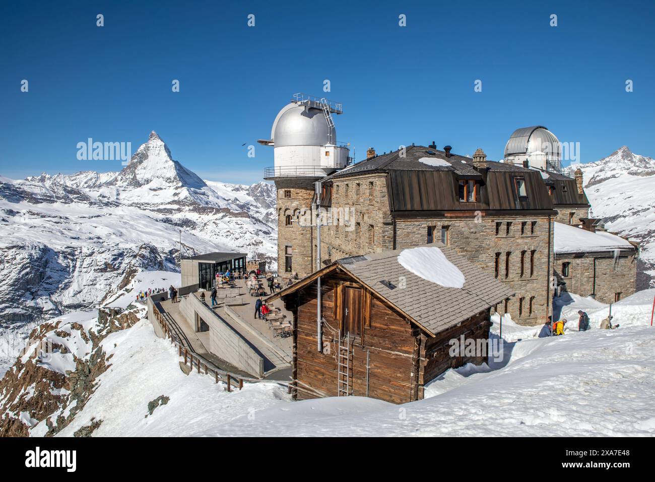 Gornergrat and Matterhorn Observatory, Zermatt, Monte Rosa, Matterhorn ...