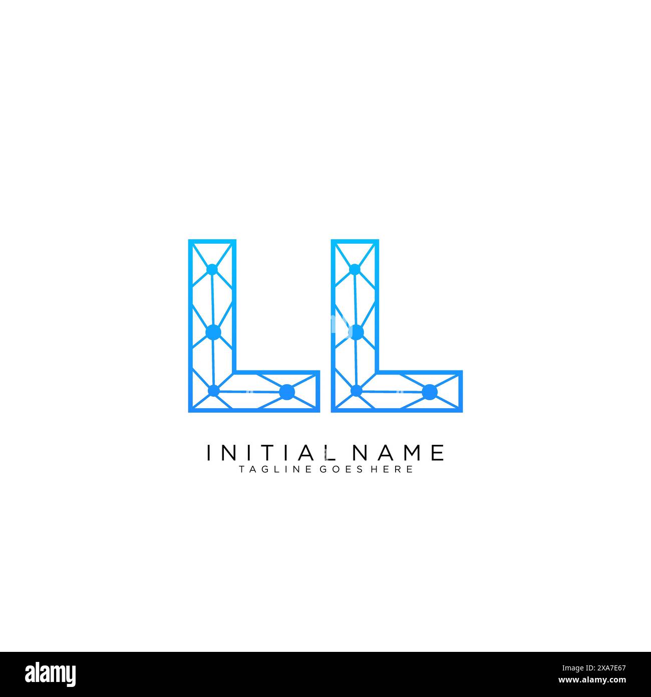 LL tech logo icon design template Stock Vector Image & Art - Alamy