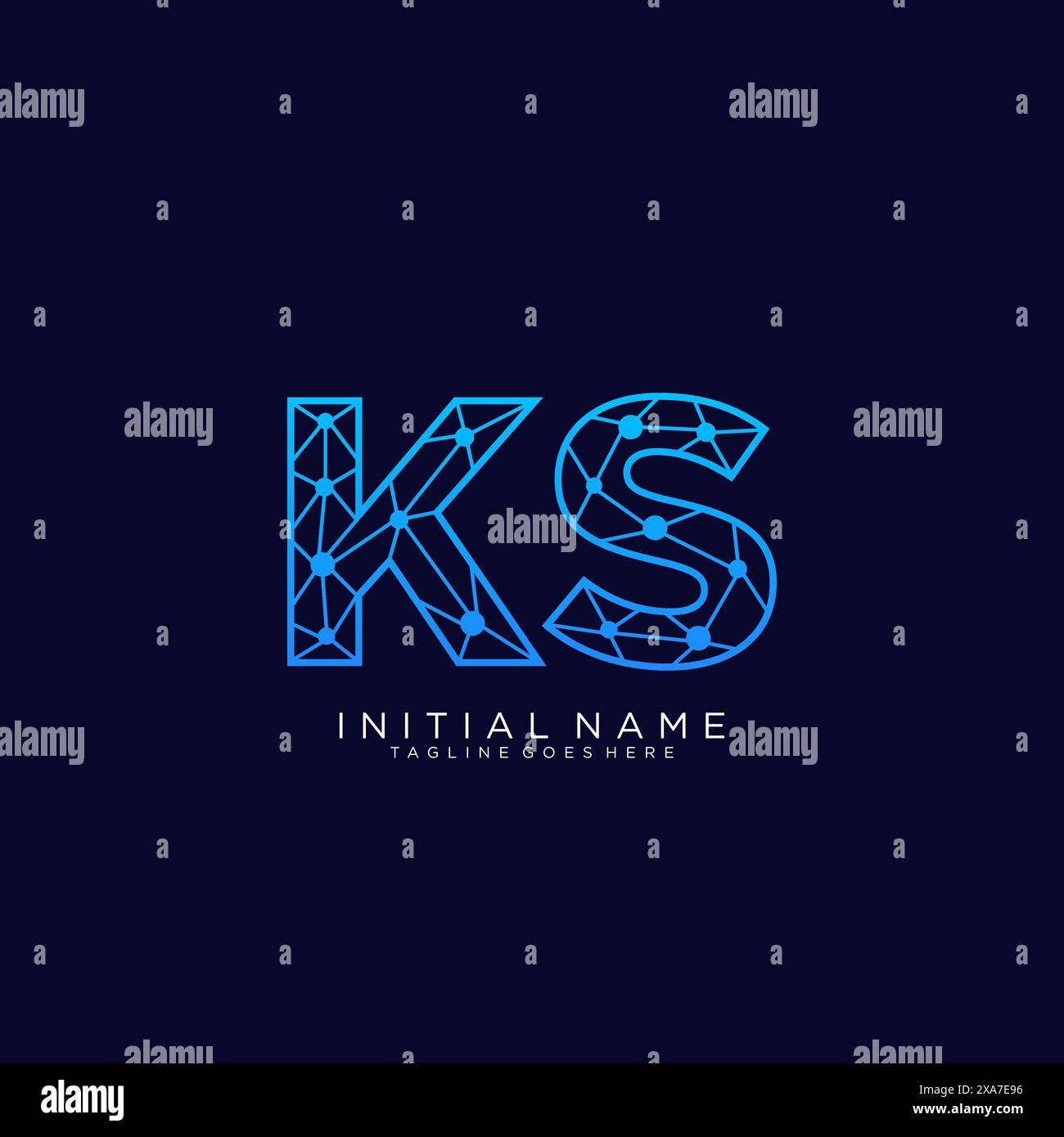 Ks logo design hi-res stock photography and images - Alamy
