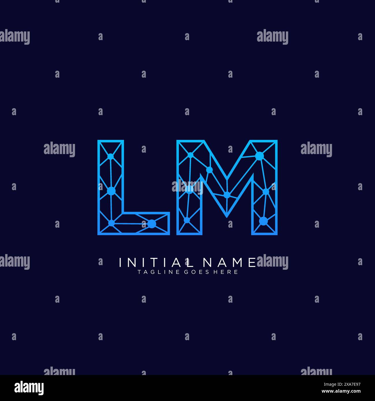 LM tech logo icon design template Stock Vector Image & Art - Alamy