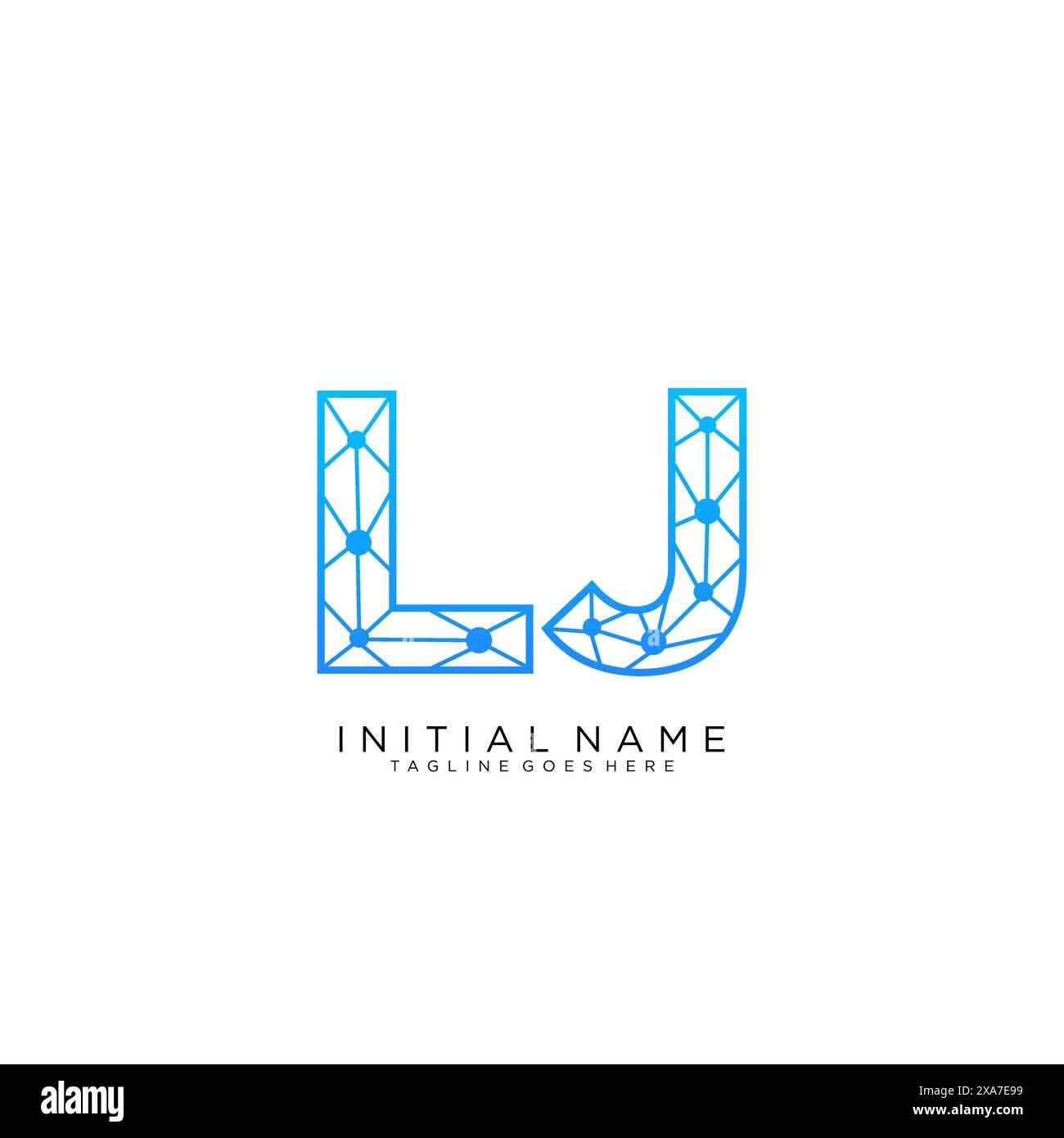 Lj Icon Stock Vector Images Alamy