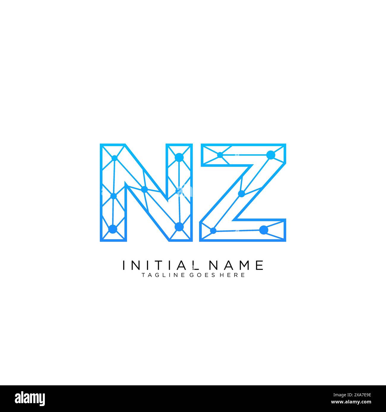 Nz logo design Cut Out Stock Images & Pictures - Alamy