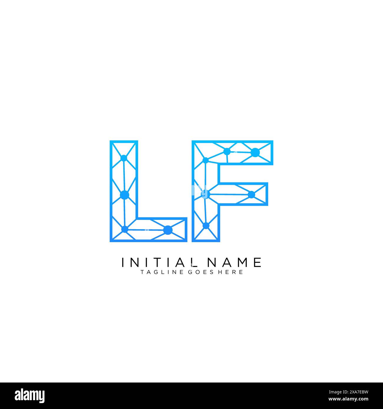 Lf logo design hi-res stock photography and images - Alamy