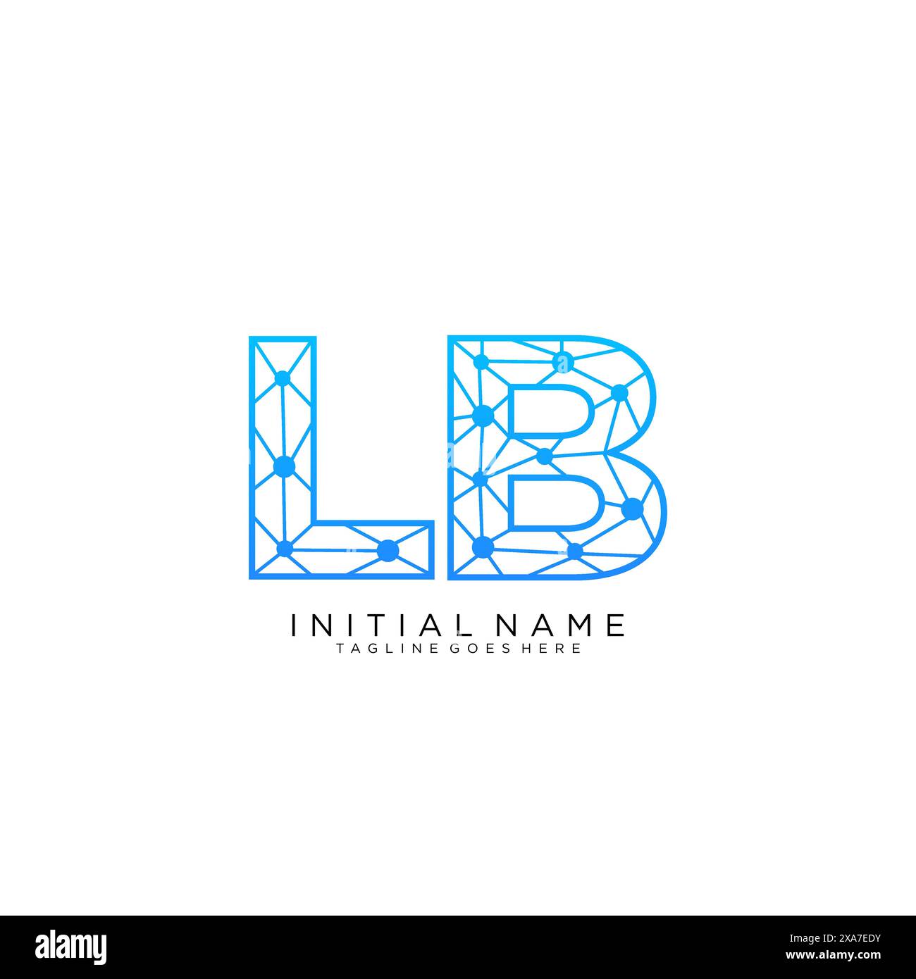 Lb logo design hi-res stock photography and images - Alamy