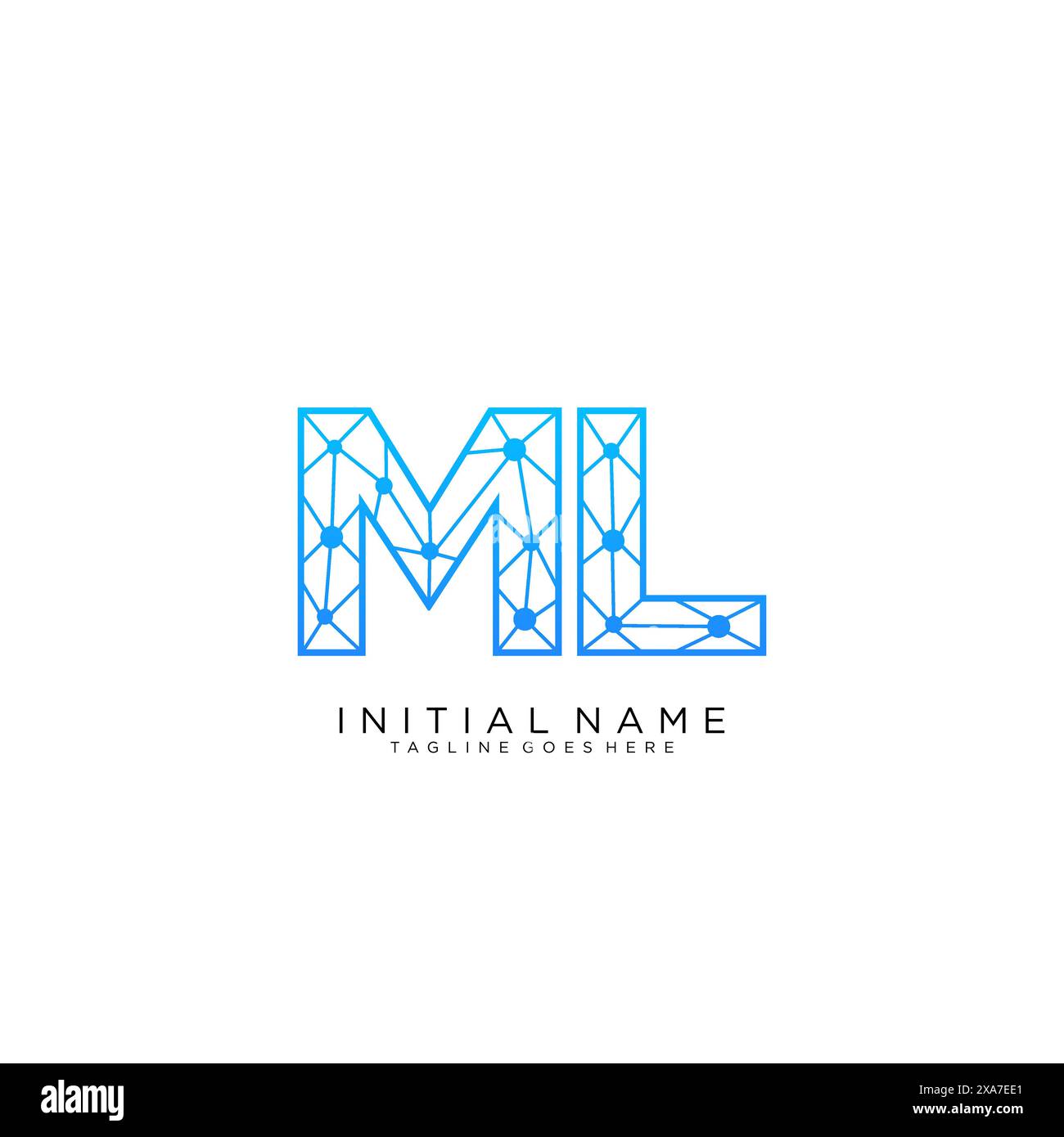 Ml logo vector vectors hi-res stock photography and images - Alamy