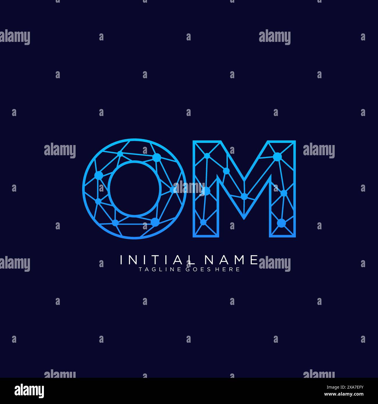 Om logo design hi-res stock photography and images - Alamy
