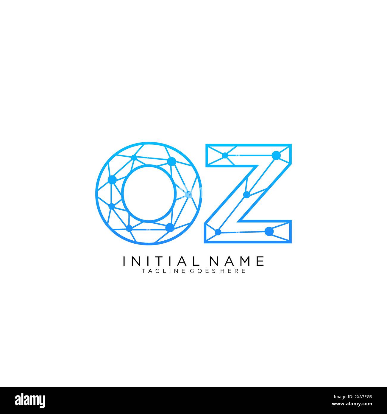 Oz tech logo hi-res stock photography and images - Alamy