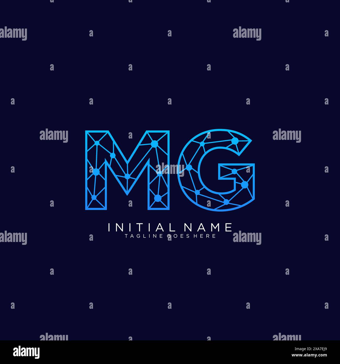 MG tech logo icon design template Stock Vector Image & Art - Alamy