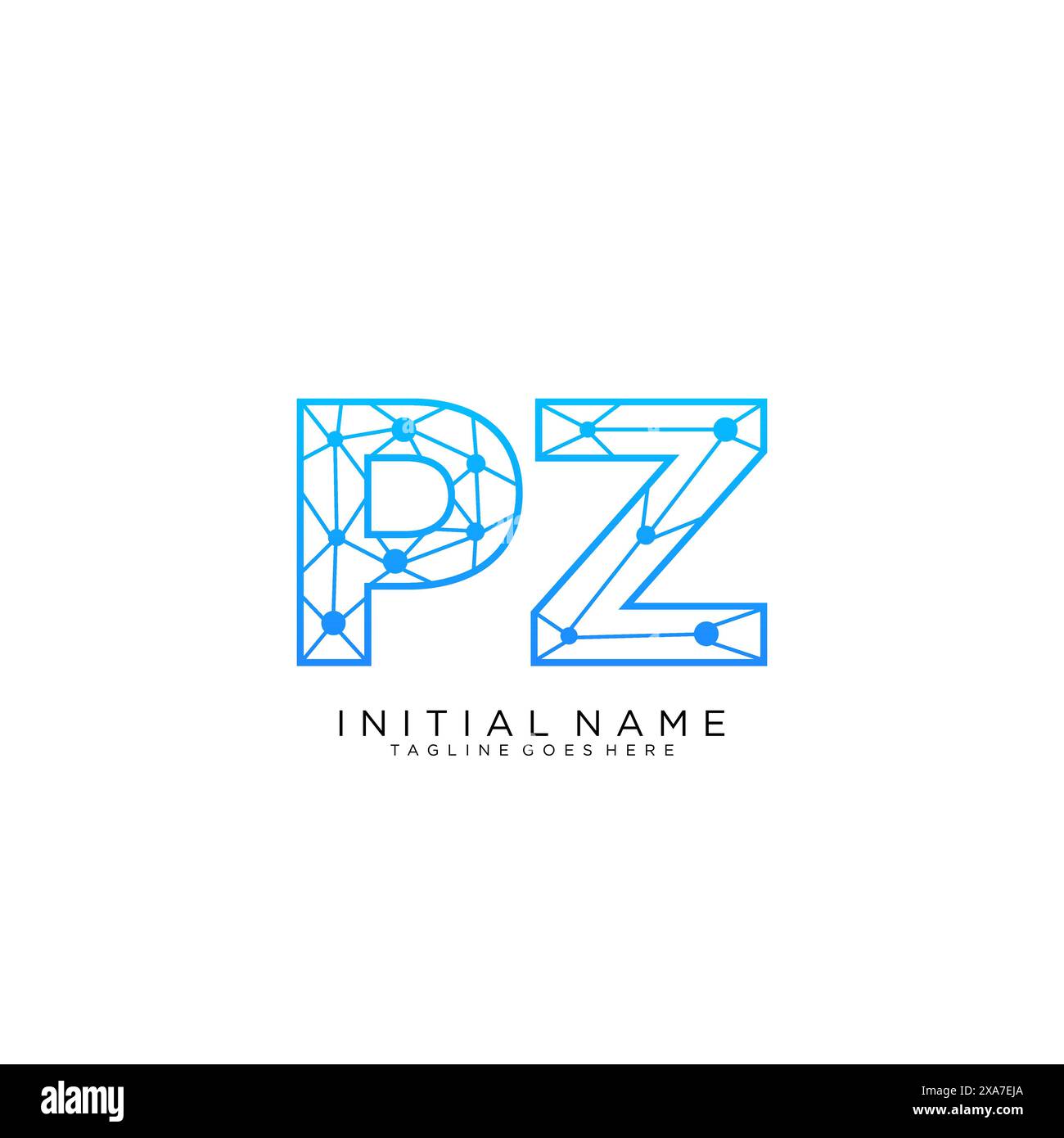 Pz tech logo hi-res stock photography and images - Alamy