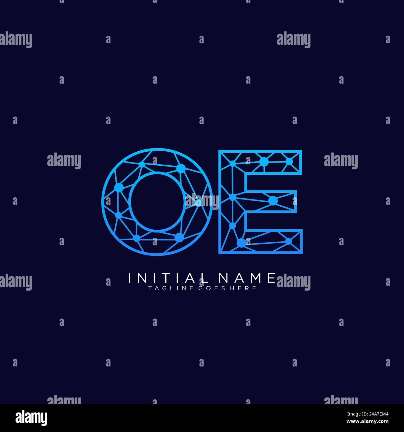 Oe logo design hi-res stock photography and images - Alamy