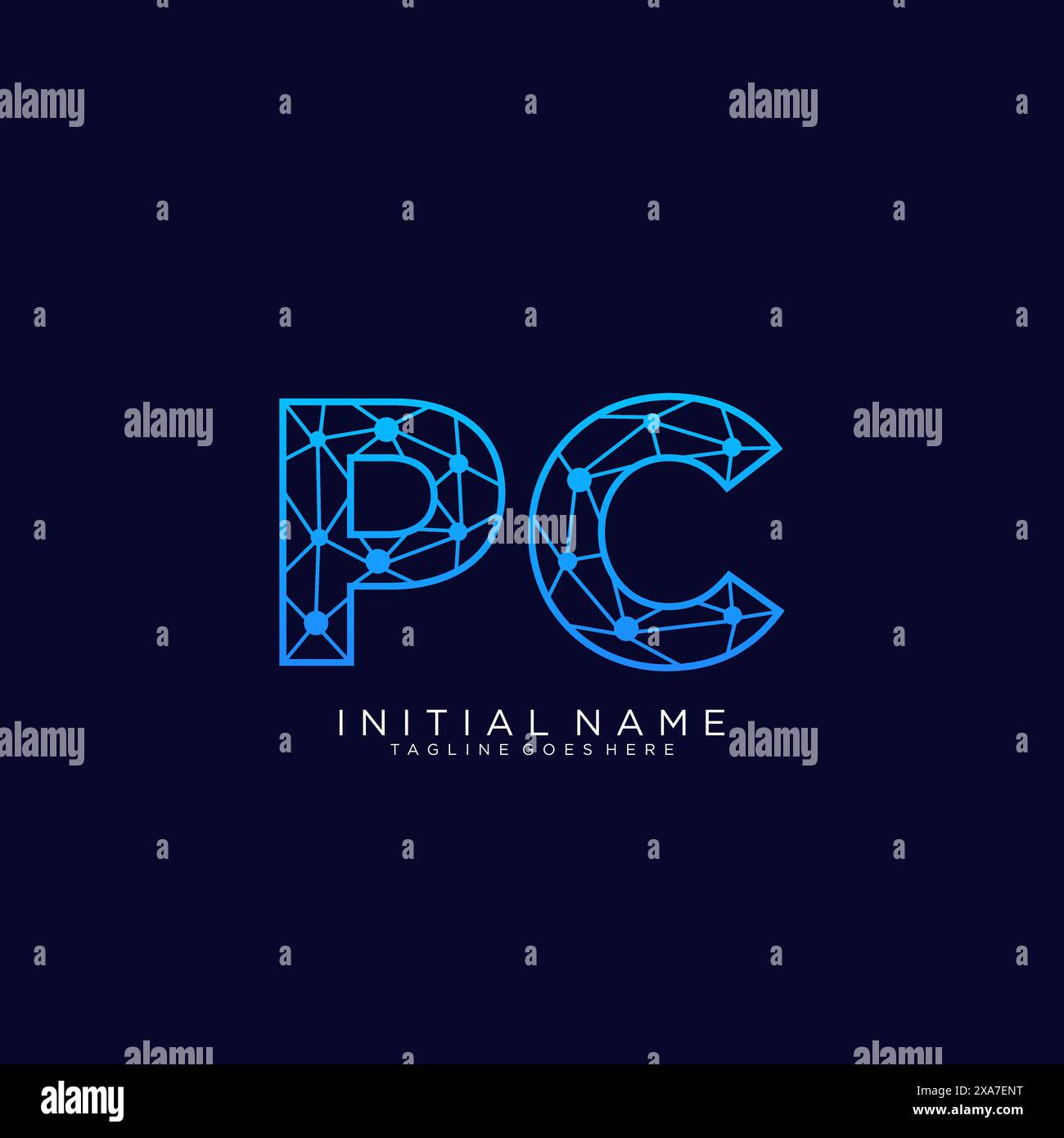 Pc logo design hi-res stock photography and images - Alamy