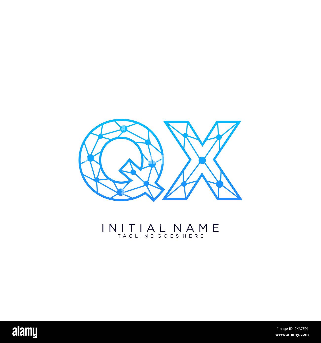 Qx tech logo Stock Vector Images - Alamy