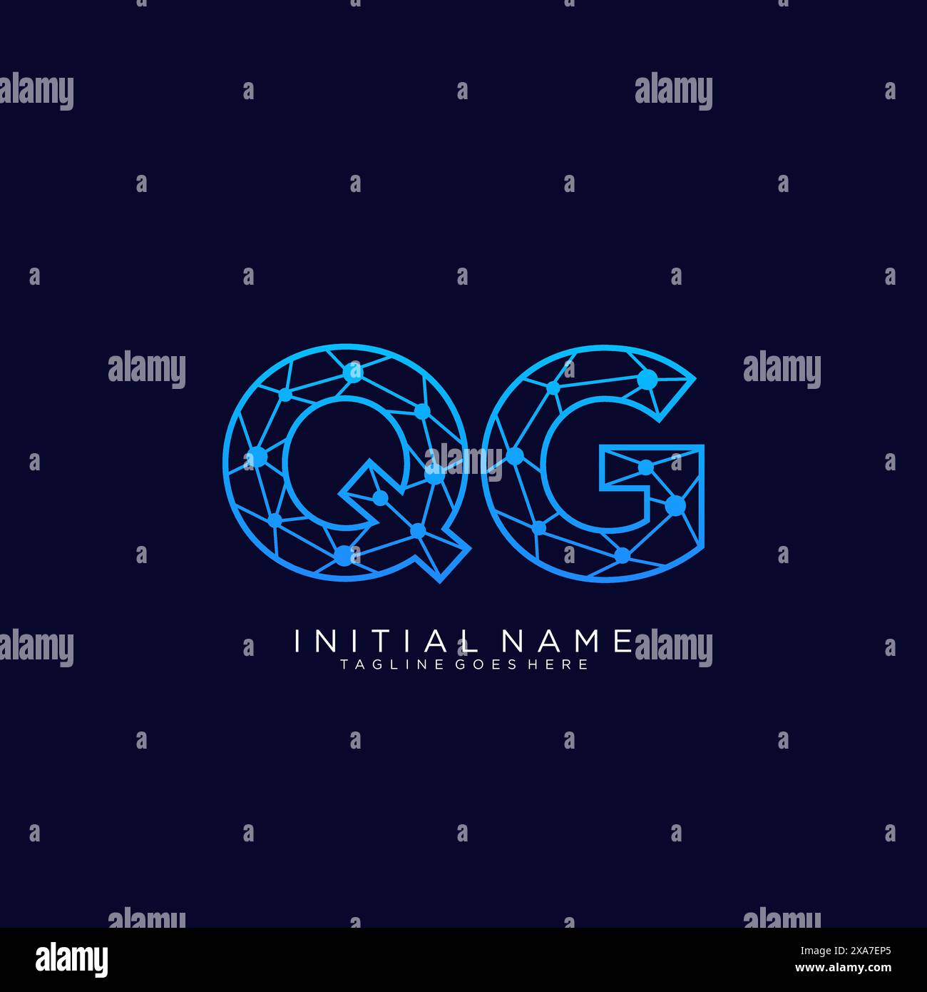 Qg icon Stock Vector Images - Alamy