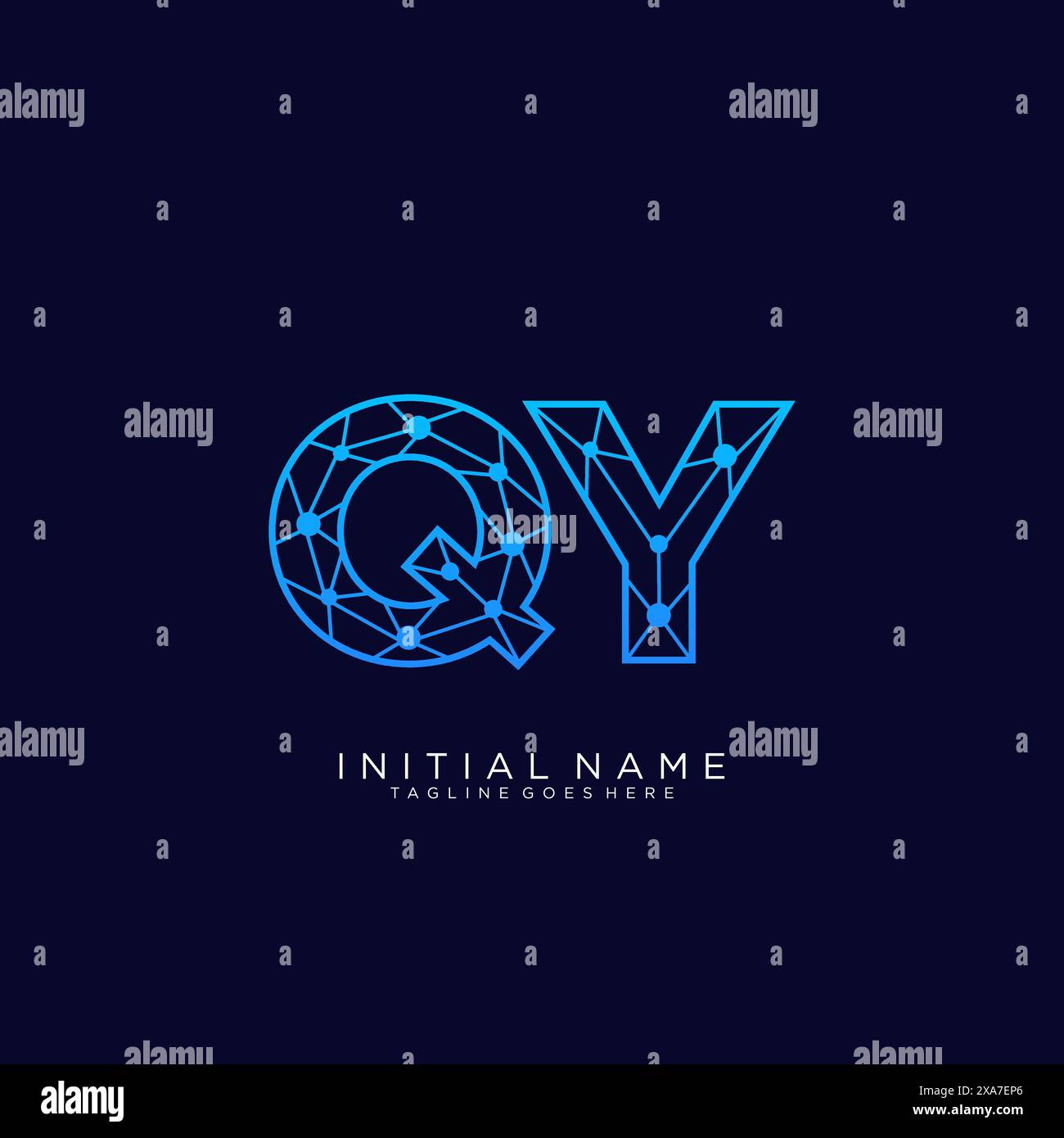 Qy logo design hi-res stock photography and images - Alamy