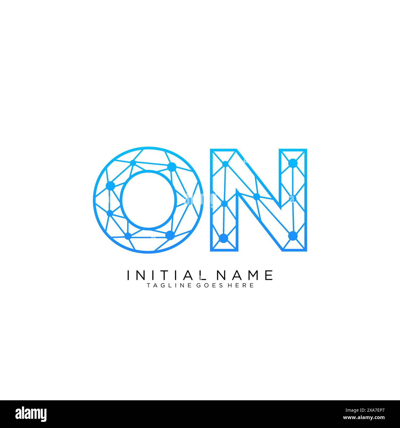 Vector logo design on Stock Vector Images - Alamy