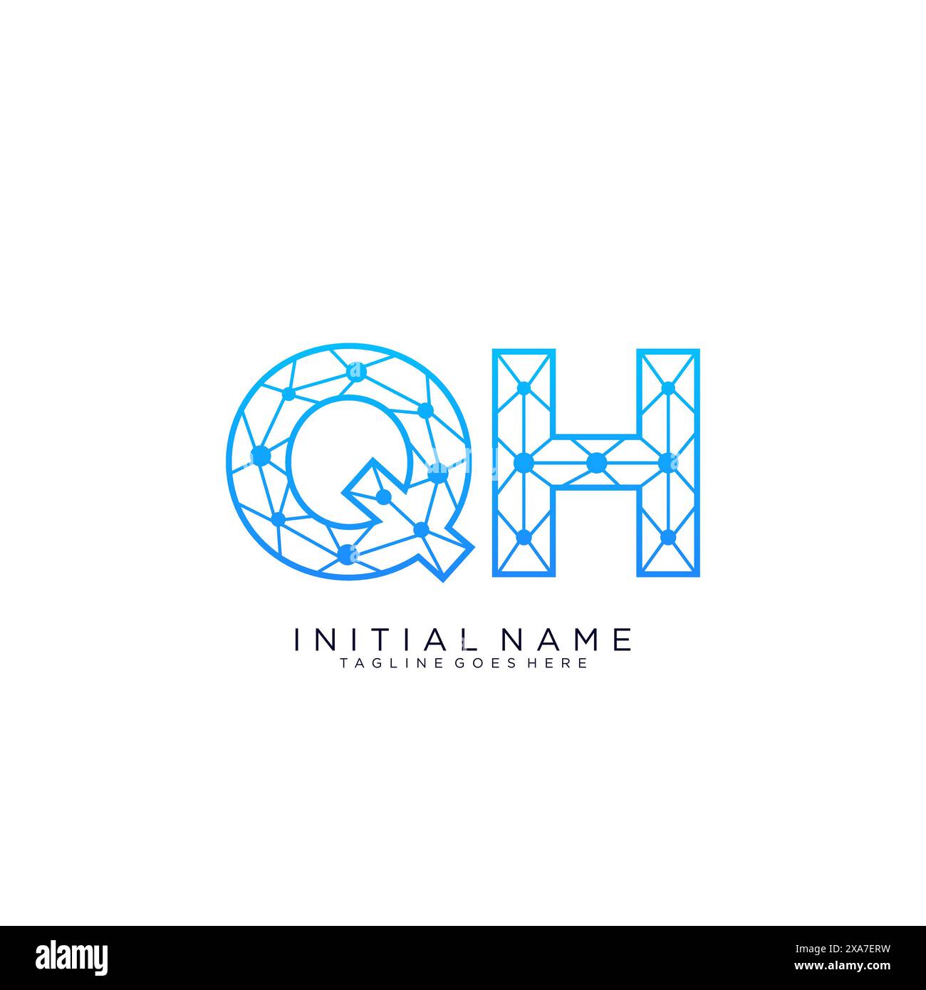 Qh brand logo Stock Vector Images - Alamy