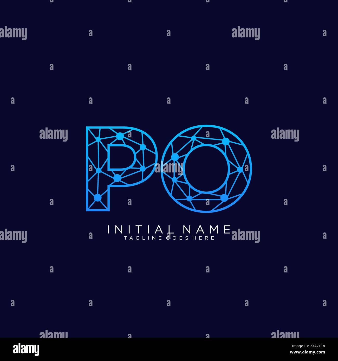 PO tech logo icon design template Stock Vector Image & Art - Alamy