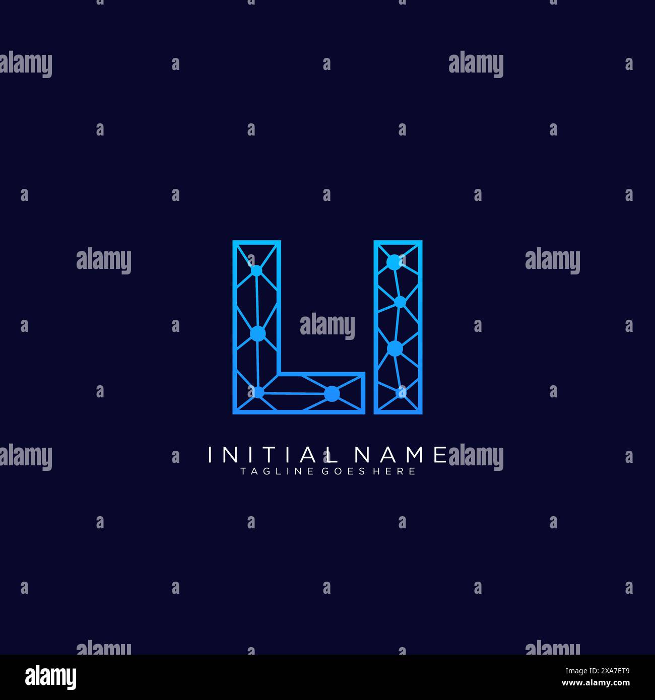 LI tech logo icon design template Stock Vector Image & Art - Alamy