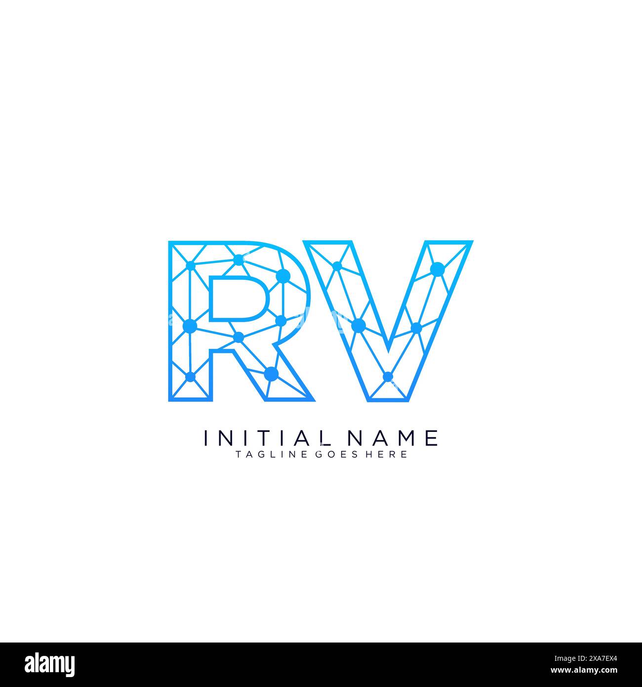 RV tech logo icon design template Stock Vector Image & Art - Alamy