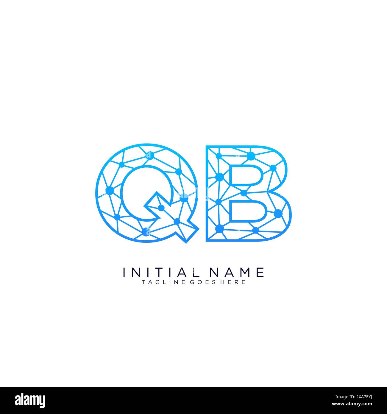 Qb logo design hi-res stock photography and images - Alamy