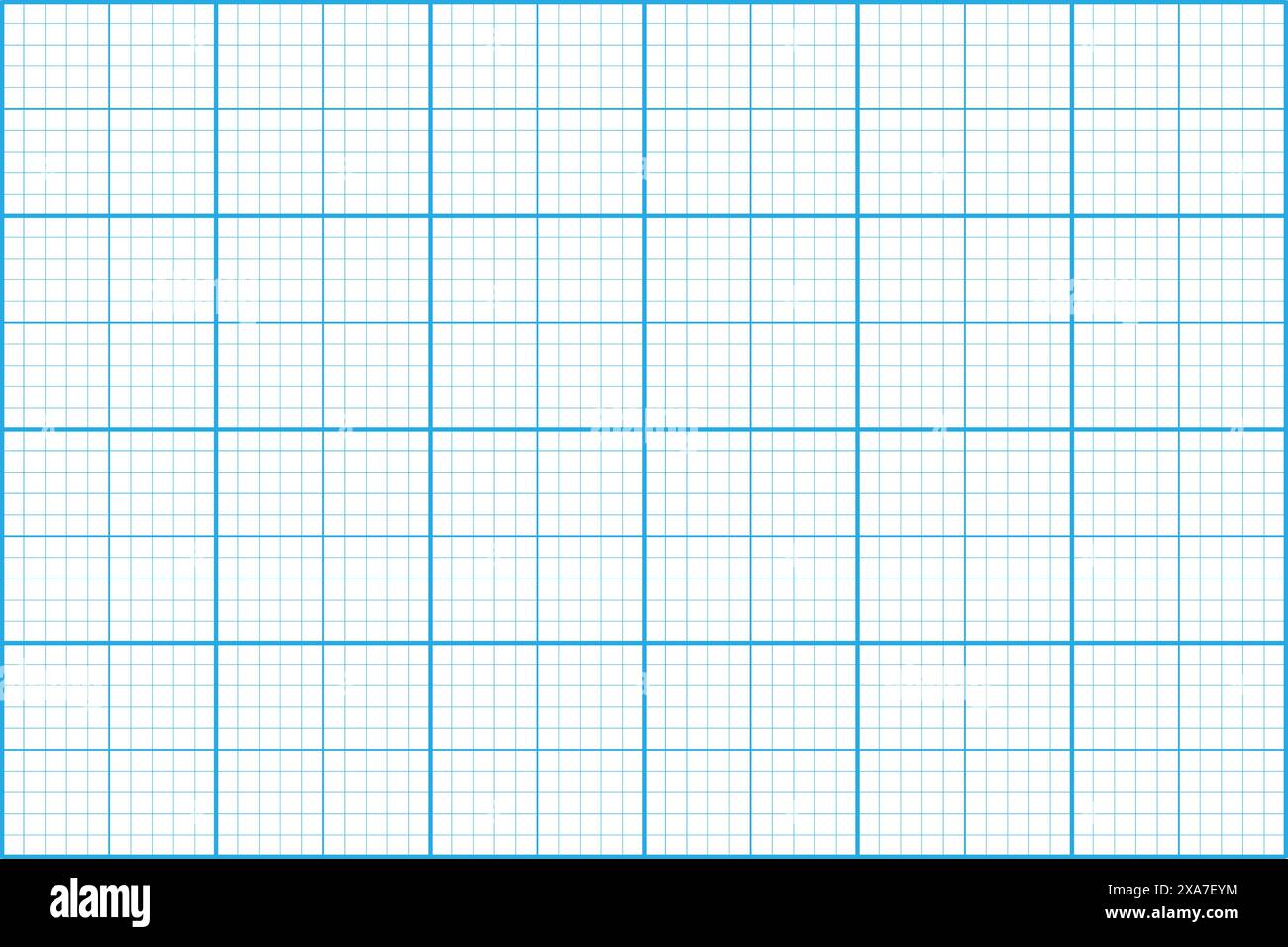 Graph paper pattern. Blue grid lines. Square layout. Vector background ...
