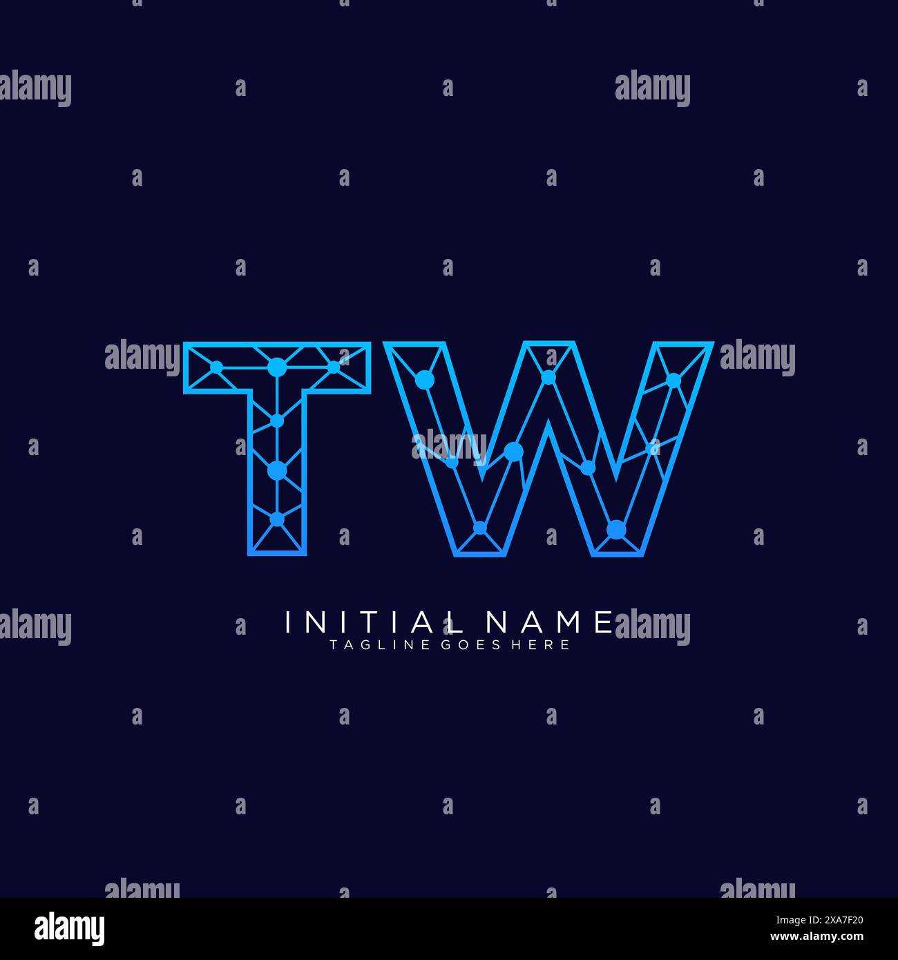 Tw template Stock Vector Images - Alamy