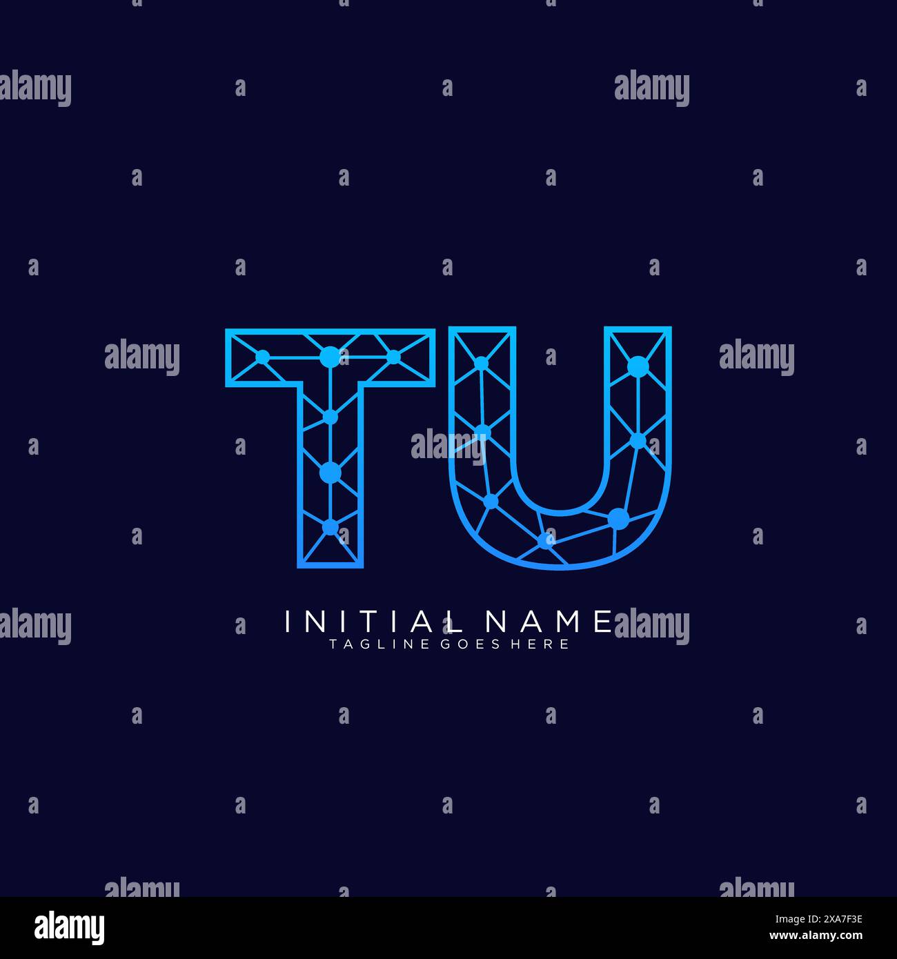 TU tech logo icon design template Stock Vector Image & Art - Alamy