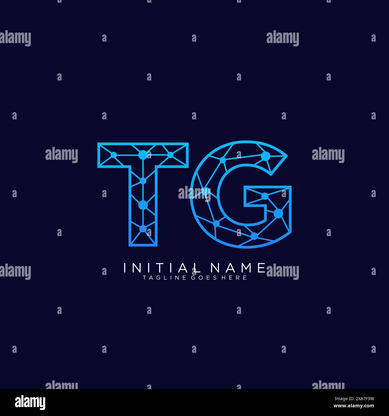 Tg logo design hi-res stock photography and images - Alamy