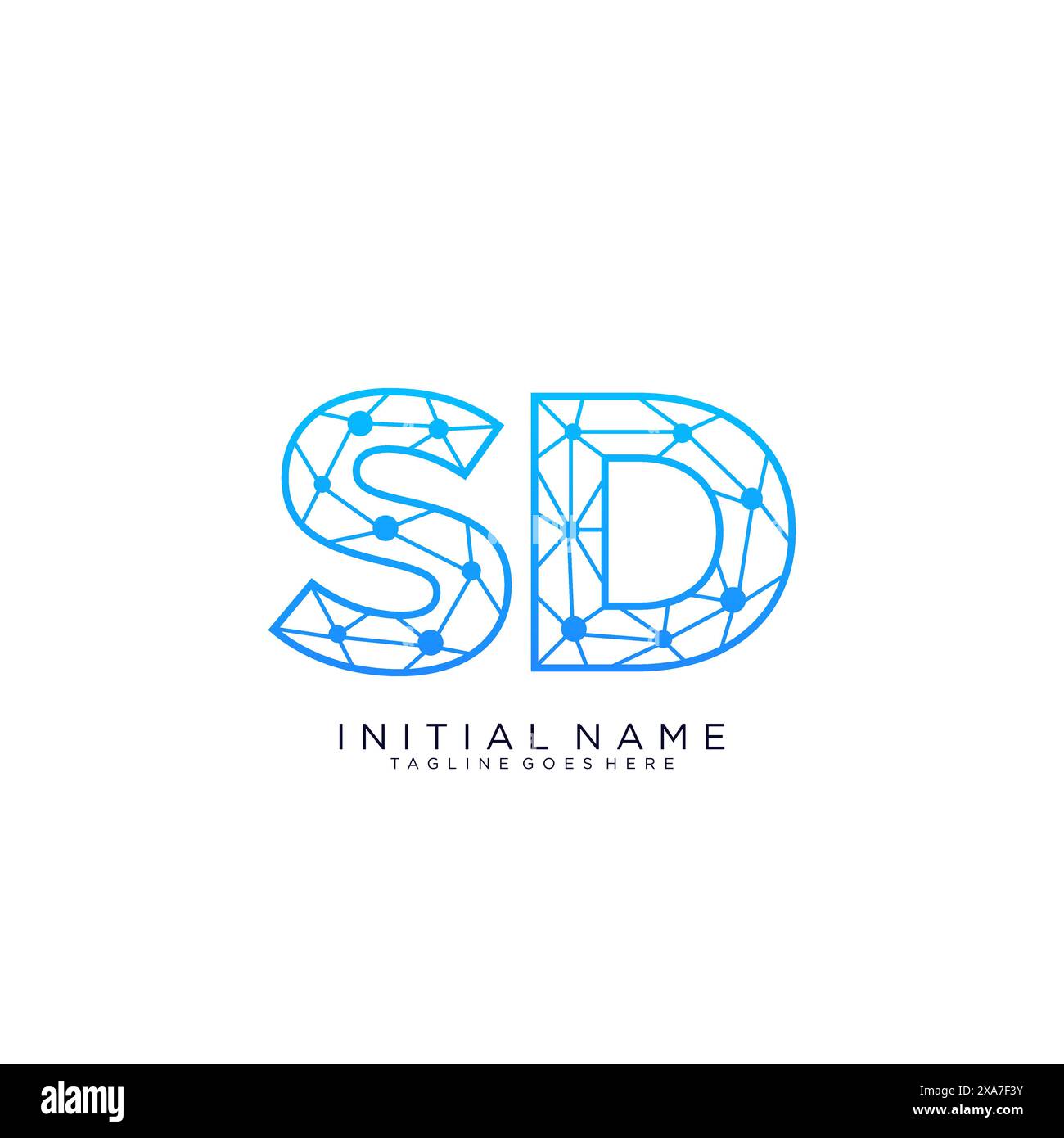 Sd logo design hi-res stock photography and images - Alamy
