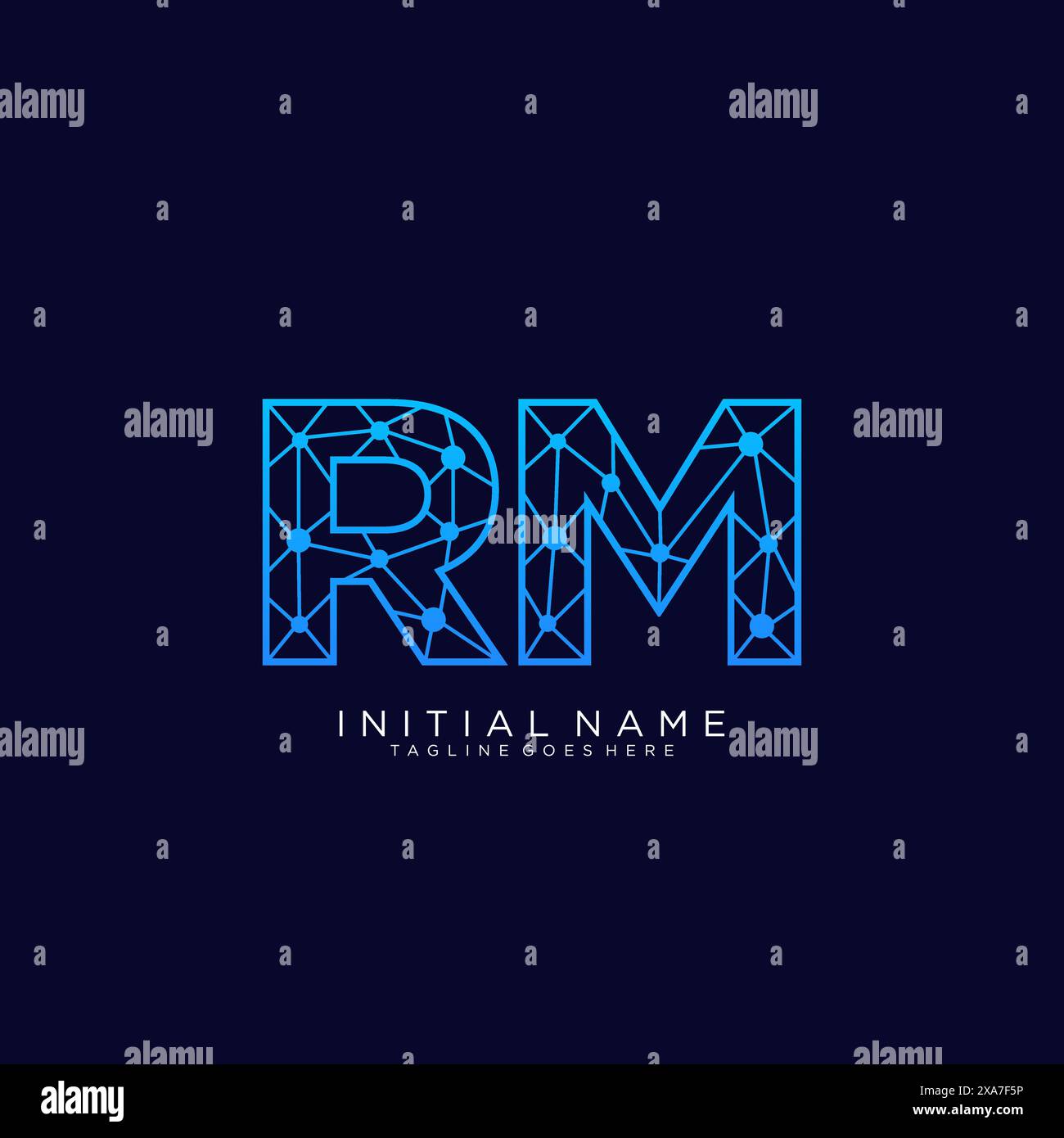 Rm tech logo Stock Vector Images - Alamy