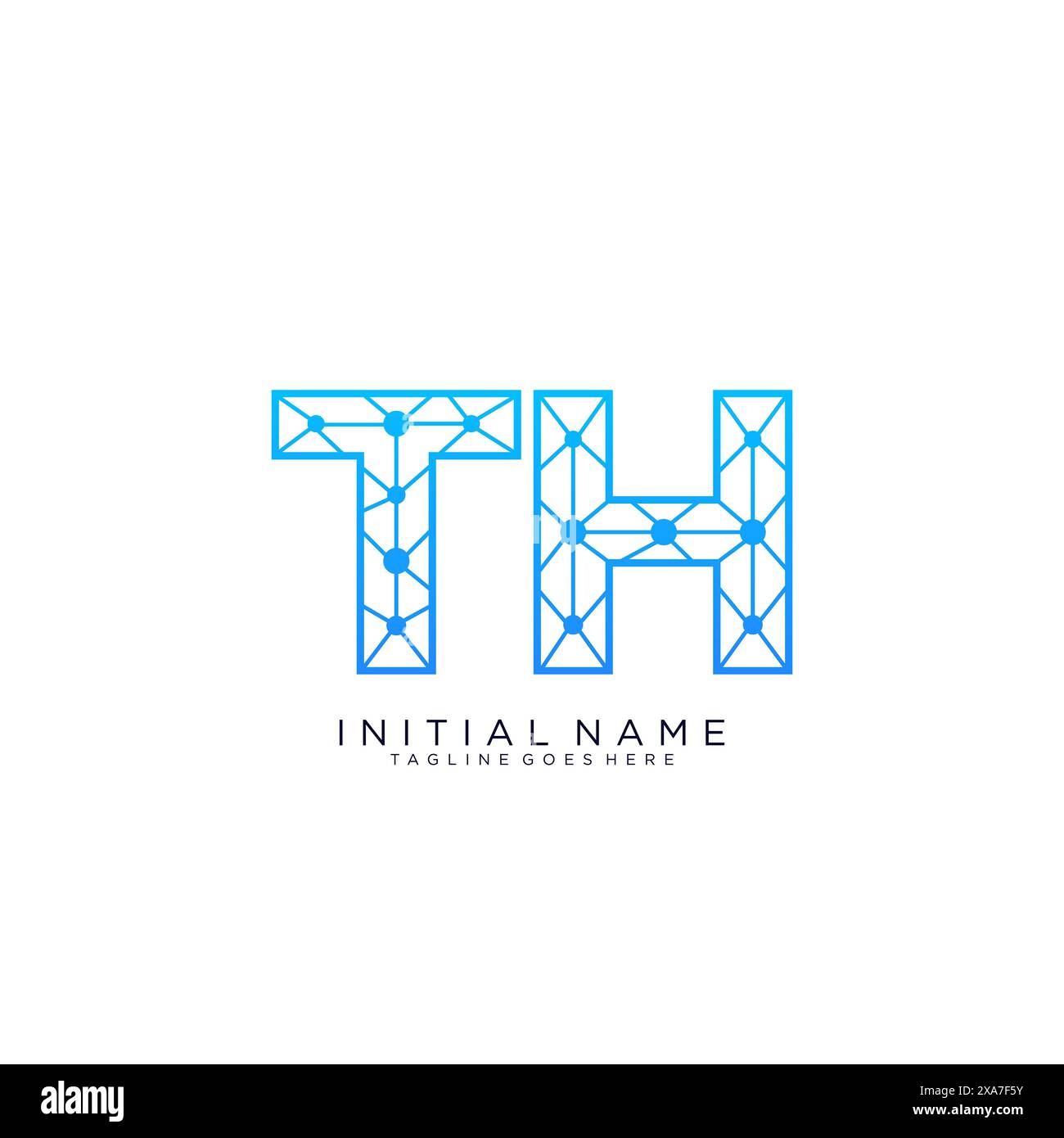 TH tech logo icon design template Stock Vector Image & Art - Alamy