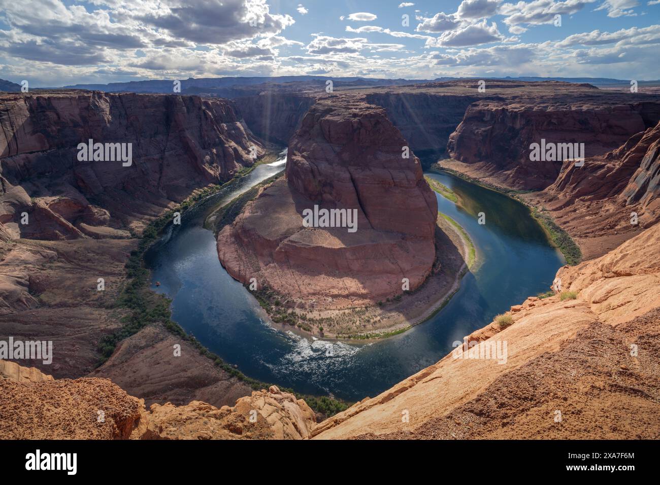 An aerial view of the Horseshoe Bend, Page, Arizona Stock Photo - Alamy