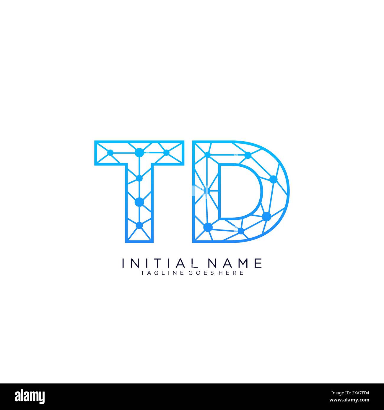 TD tech logo icon design template Stock Vector Image & Art - Alamy