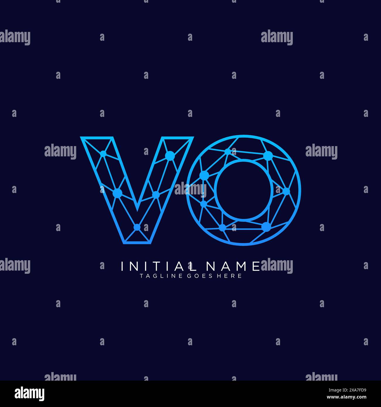 VO tech logo icon design template Stock Vector Image & Art - Alamy