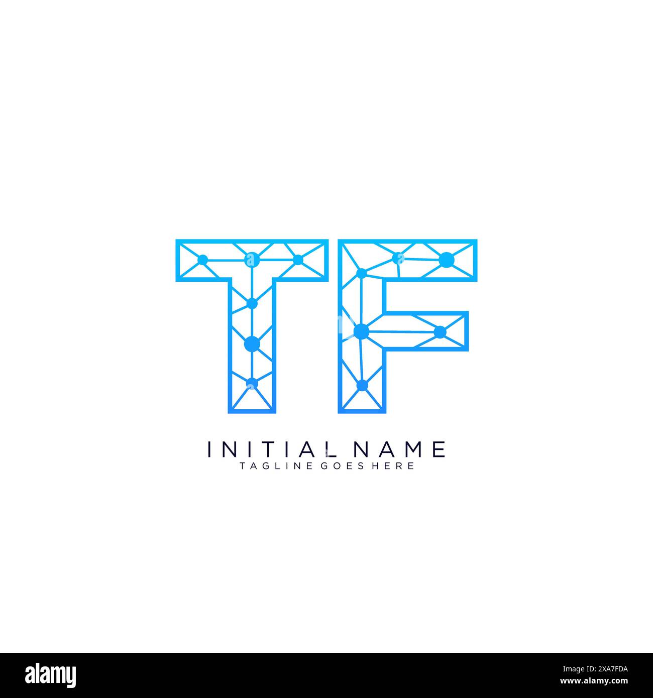 Tf logo design hi-res stock photography and images - Alamy