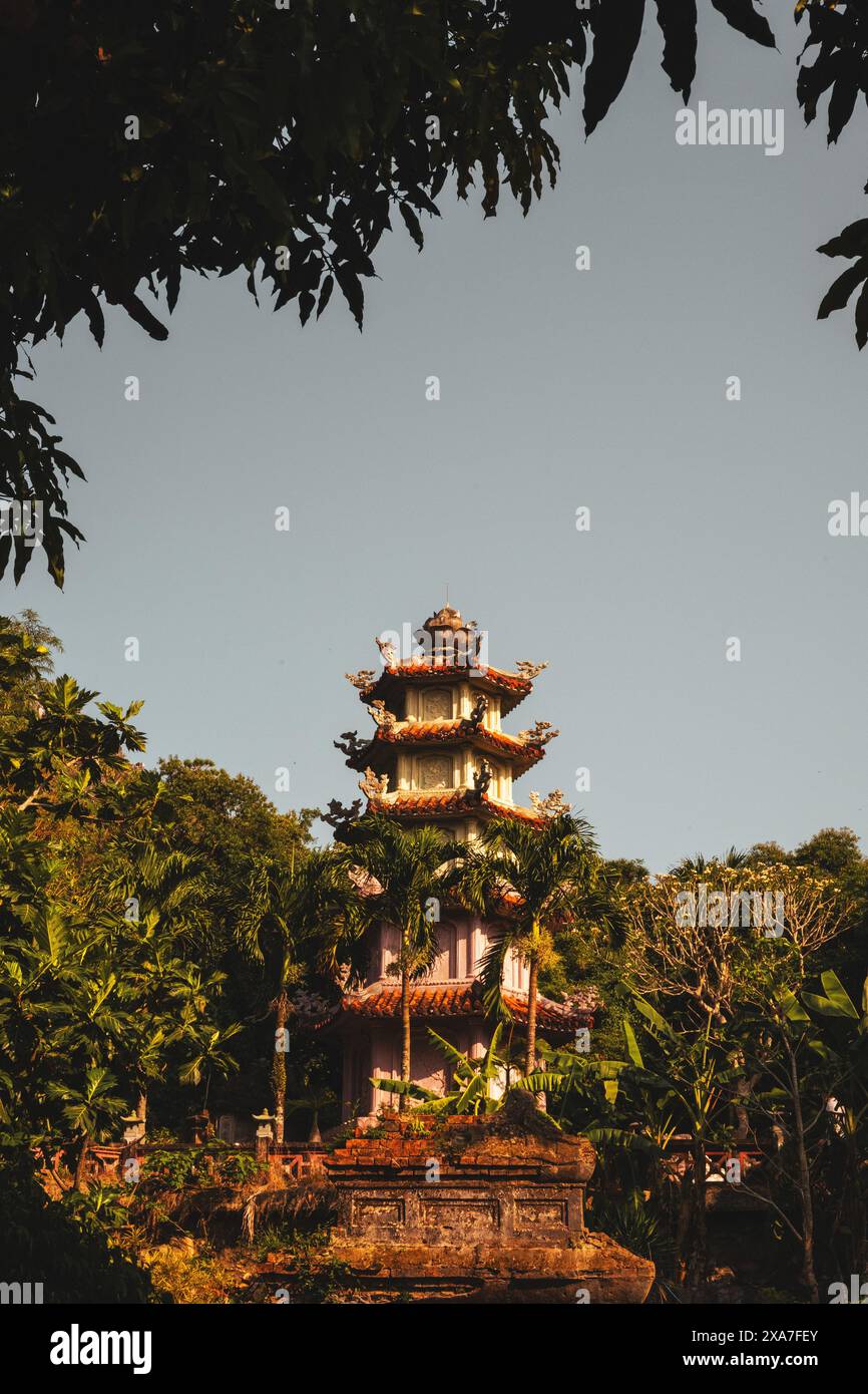 Pagoda surrounded hi-res stock photography and images - Alamy
