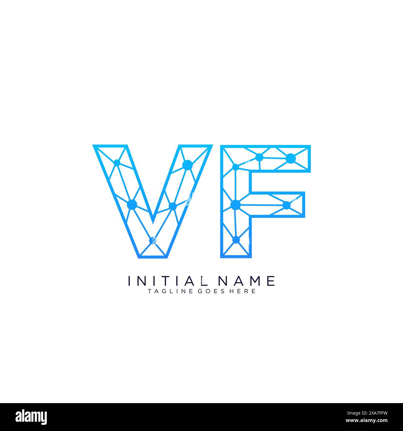 Vf logo design hi-res stock photography and images - Alamy