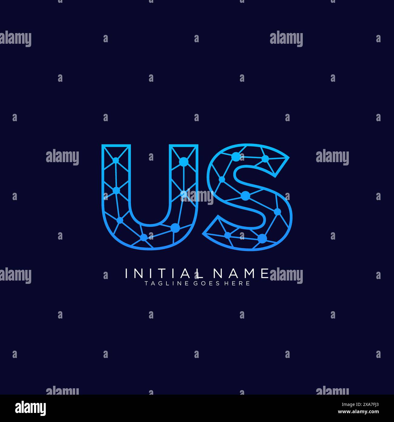 Us tech logo Stock Vector Images - Alamy