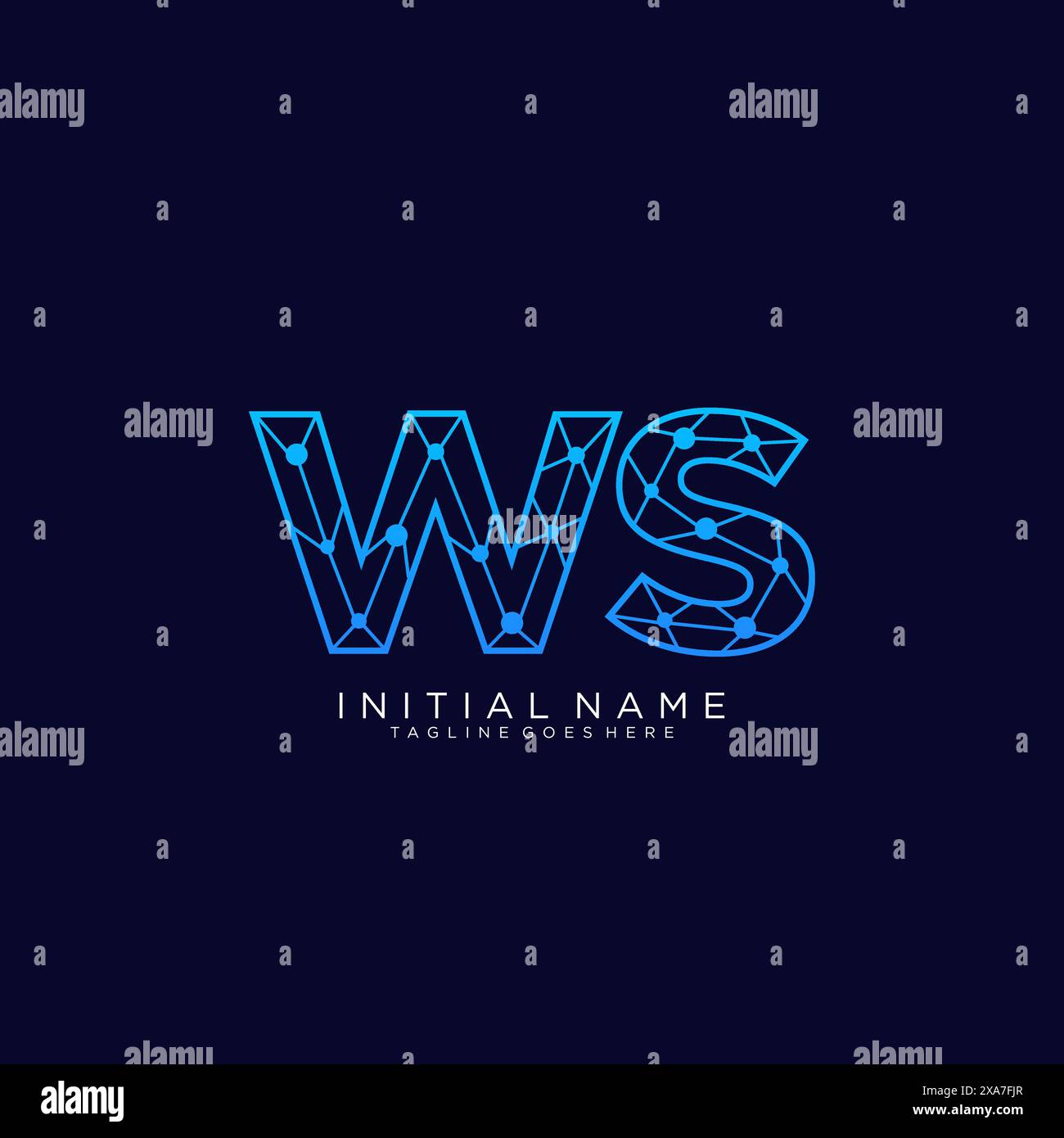 Ws template Stock Vector Images - Alamy