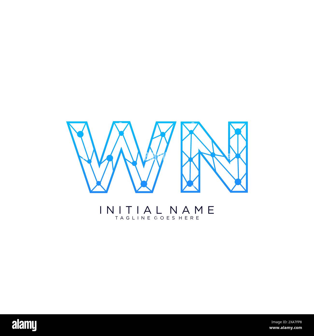 Logo wn Stock Vector Images - Alamy