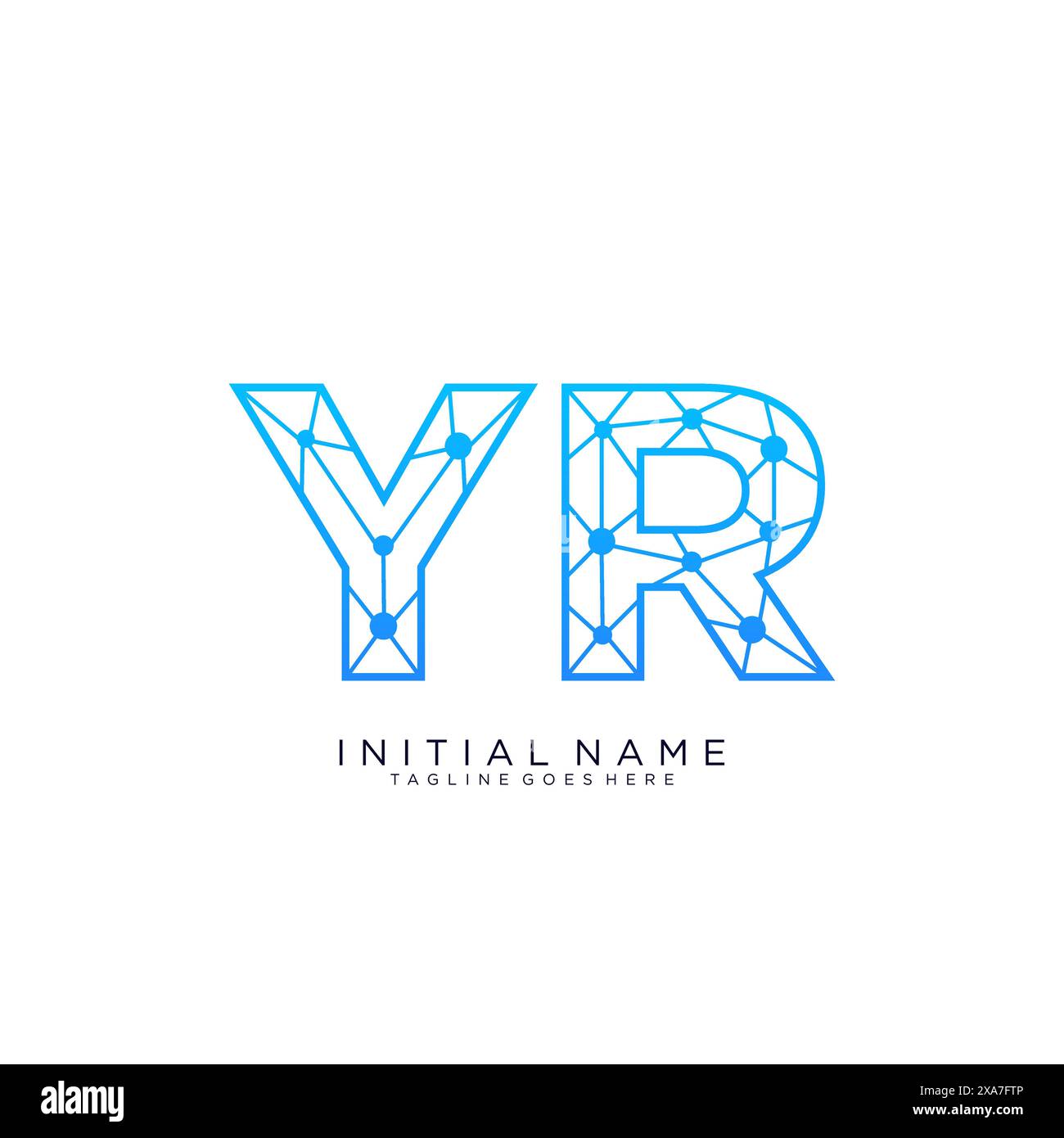 Yr logo design hi-res stock photography and images - Alamy