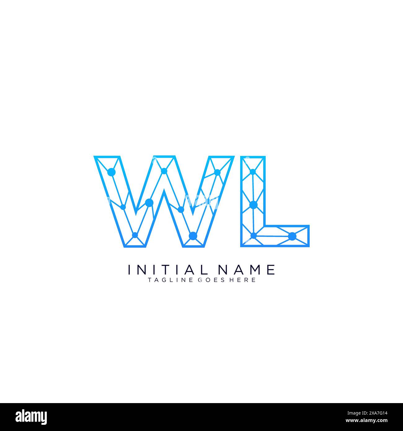 WL tech logo icon design template Stock Vector Image & Art - Alamy