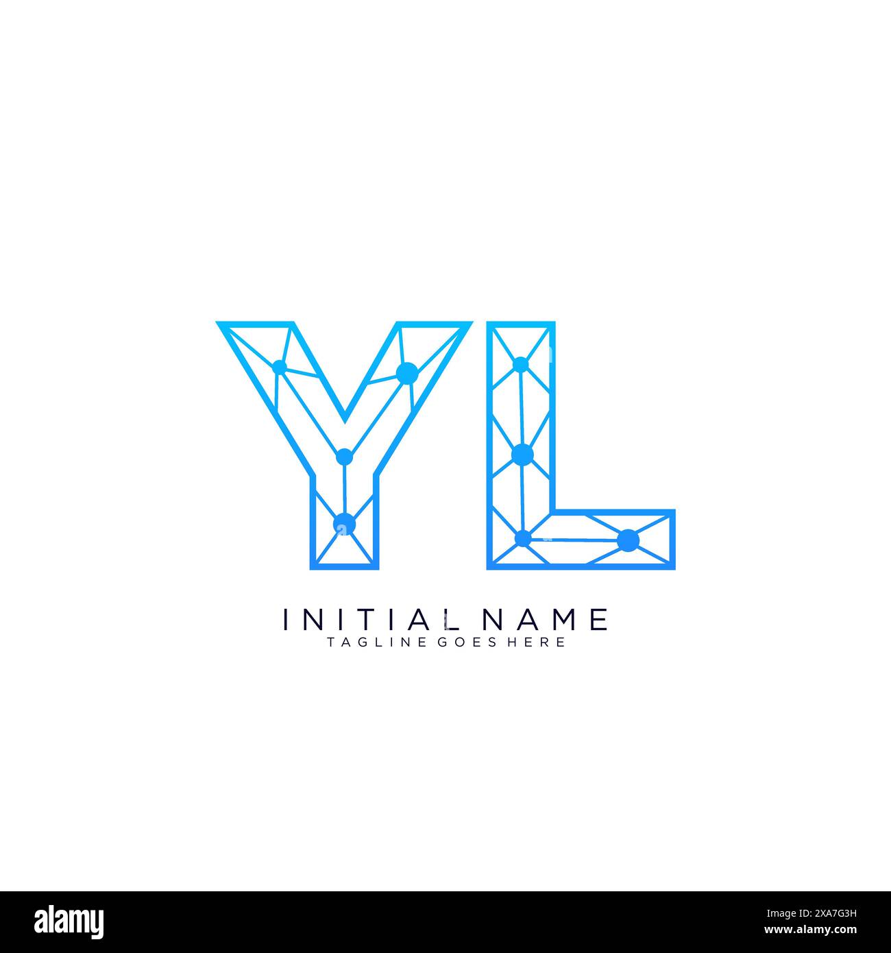 YL tech logo icon design template Stock Vector Image & Art - Alamy