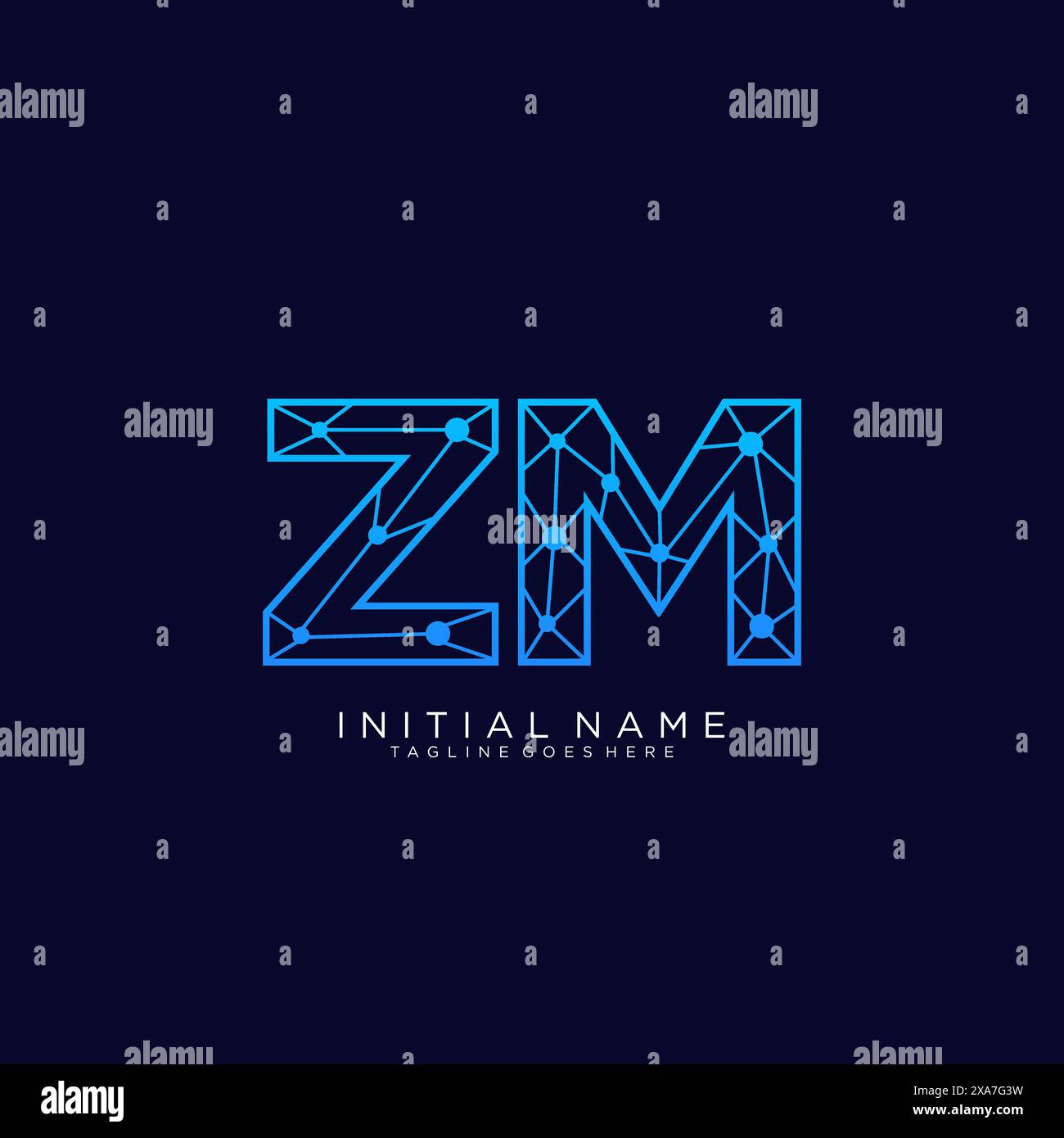 Logo zm Stock Vector Images - Alamy