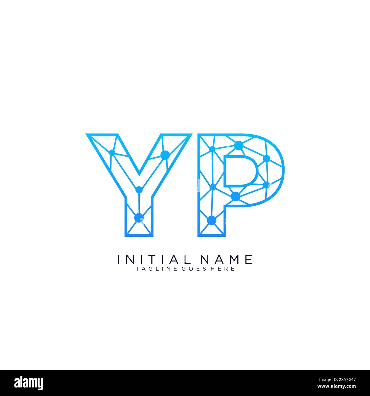 Yp logo design hi-res stock photography and images - Alamy